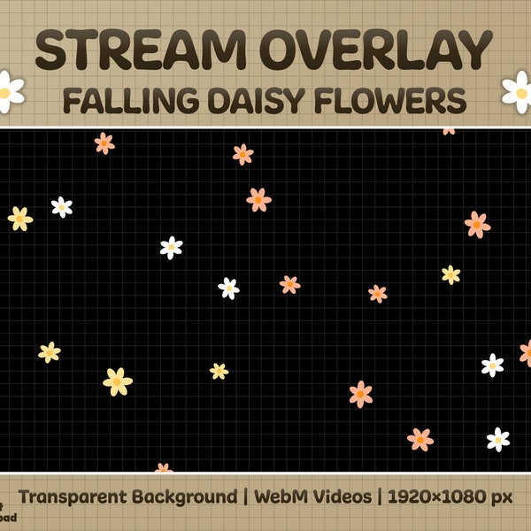 Daisy Twitch Overlay - Etsy