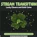 Four Leaf Clover Stream Transition | Animated St. Patrick's Day Stinger ...