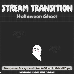 Stream Transition | Animated Ghost Shadow | Spooky Halloween Horror ...