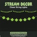 Four Leaf Clover String Lights Animated Stream Decor | Livestream ...