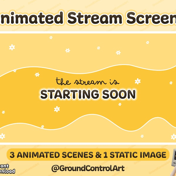 Daisy Twitch Overlay - Etsy