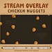 Chicken Nuggets Animated Overlay | Chicken Nuggie Transparent Animation ...
