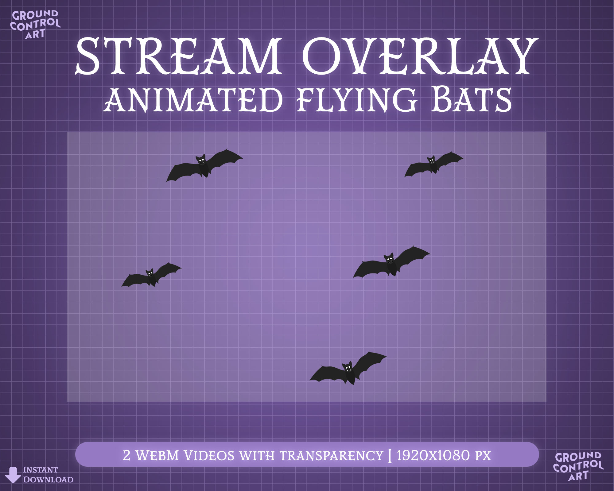 Animated Flying Bats