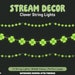 Four Leaf Clover String Lights Animated Stream Decor | Livestream ...