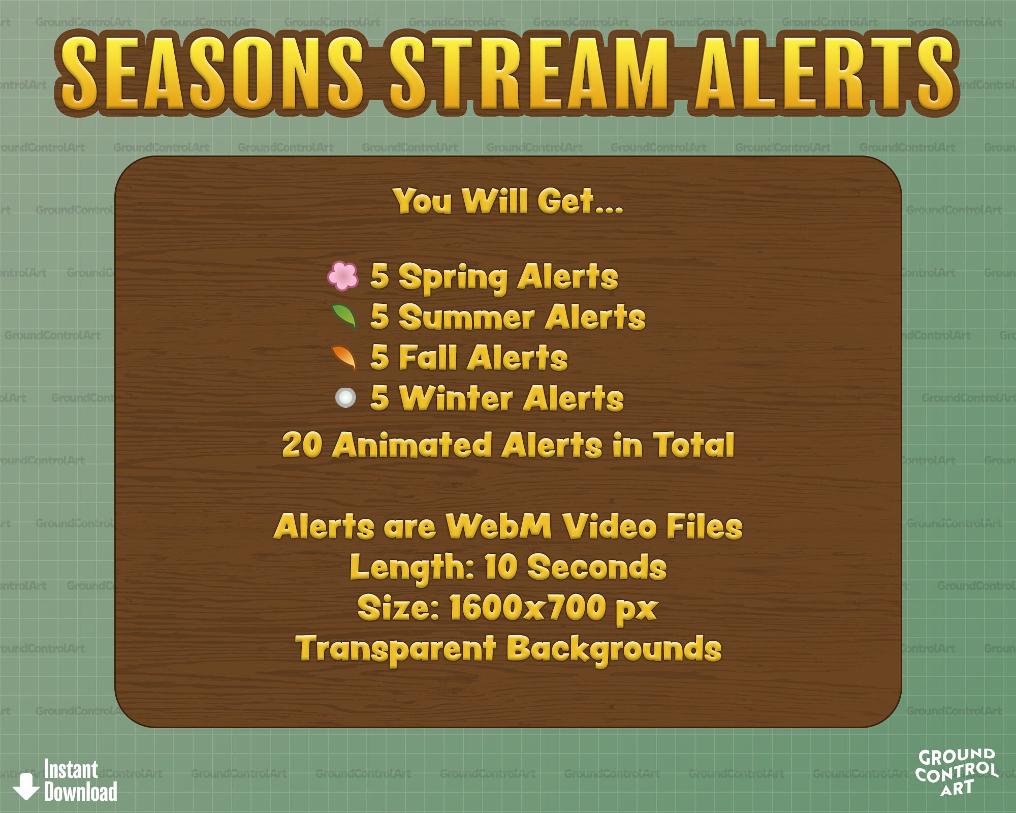 Twitch Stream Alerts | Story of Seasons Inspired Animated Alerts | New ...