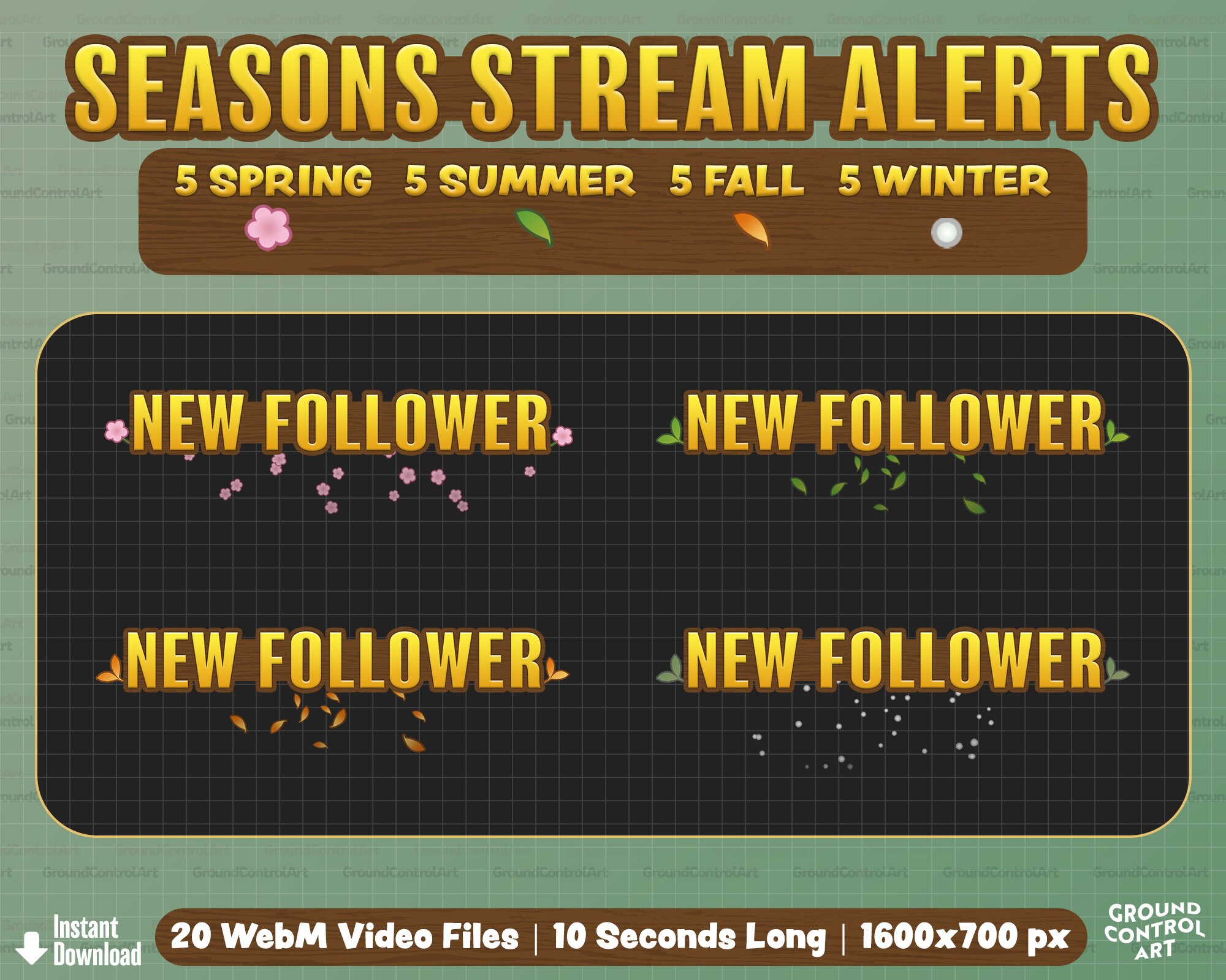 Twitch Stream Alerts | Story of Seasons Inspired Animated Alerts | New ...