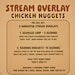 Chicken Nuggets Animated Overlay | Chicken Nuggie Transparent Animation ...