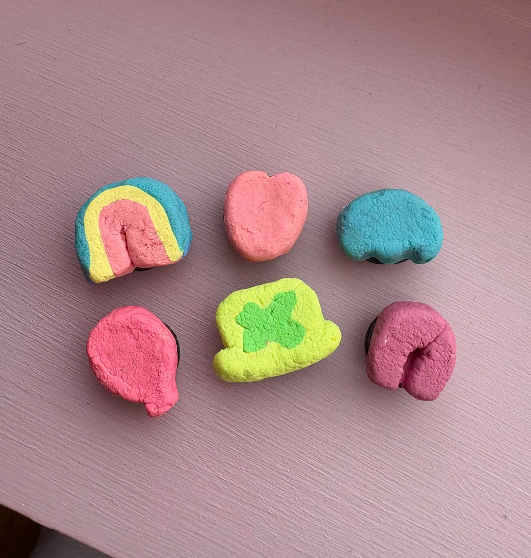 Lil Lucky Charms Marshmallows Magnets Set of 6 - Etsy