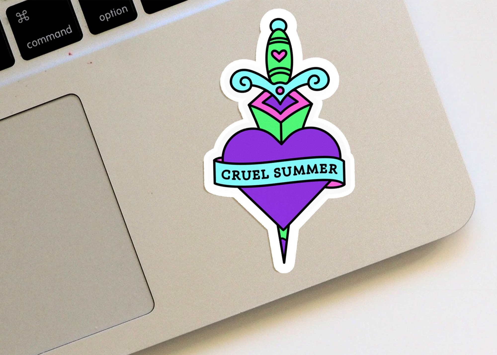 Taylor Swift Cruel Summer Sticker, Lover Album, Eras Tour, 3 Vinyl ...