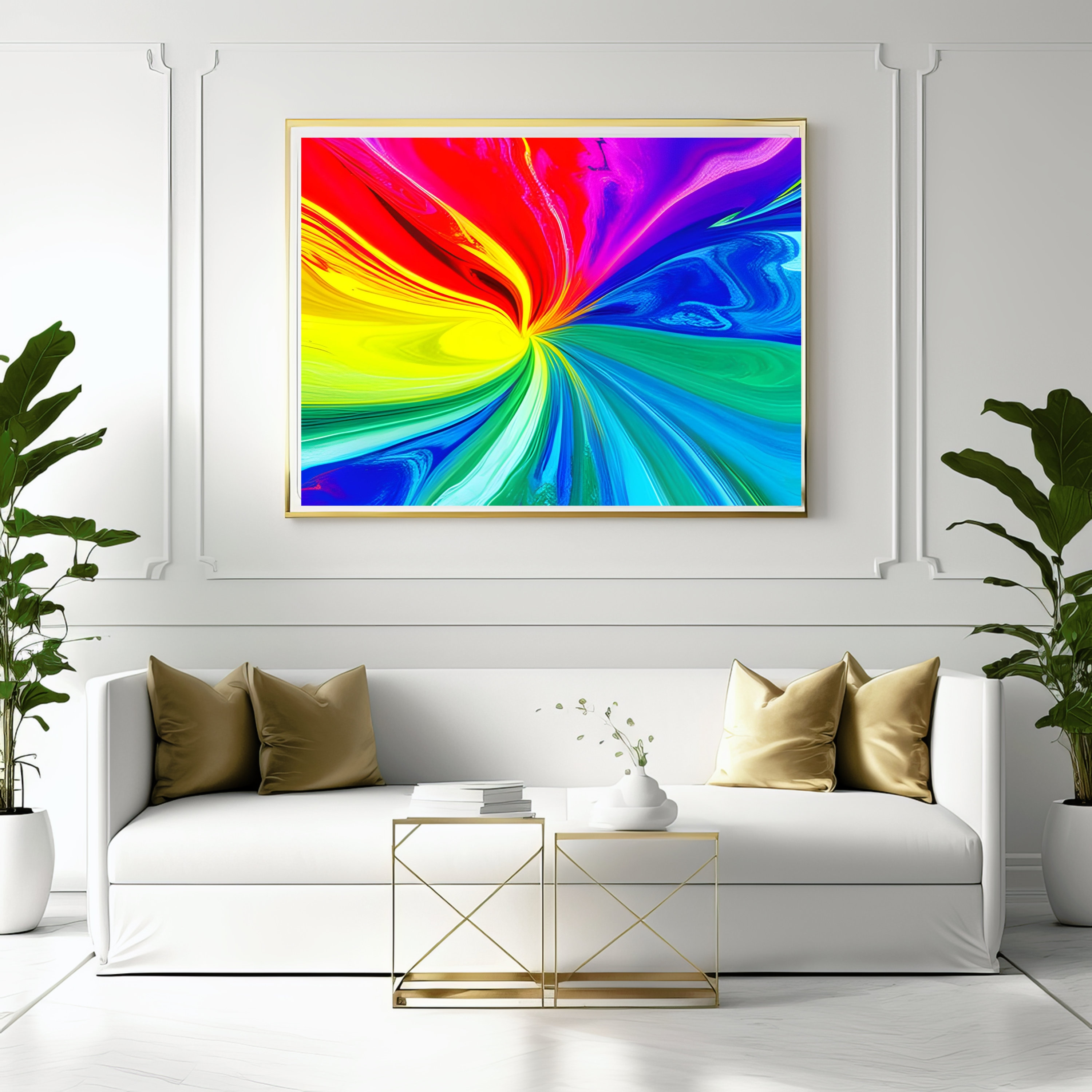 Colorful Art Print, Colorful Wall Art, Printable Wall Art, Colorful ...