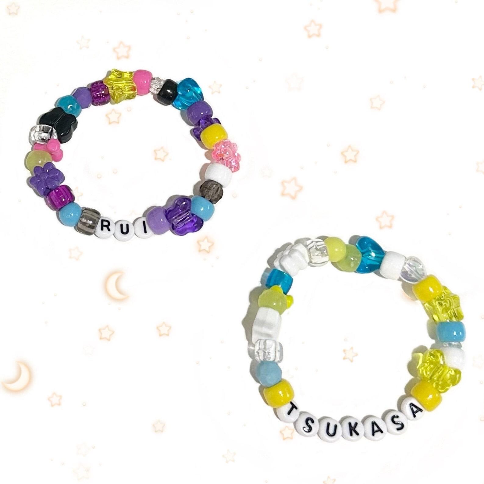 Wonderland X Showtime Kandi Bracelet WXS Bracelet Tsukasa Rui Emu Nene ...