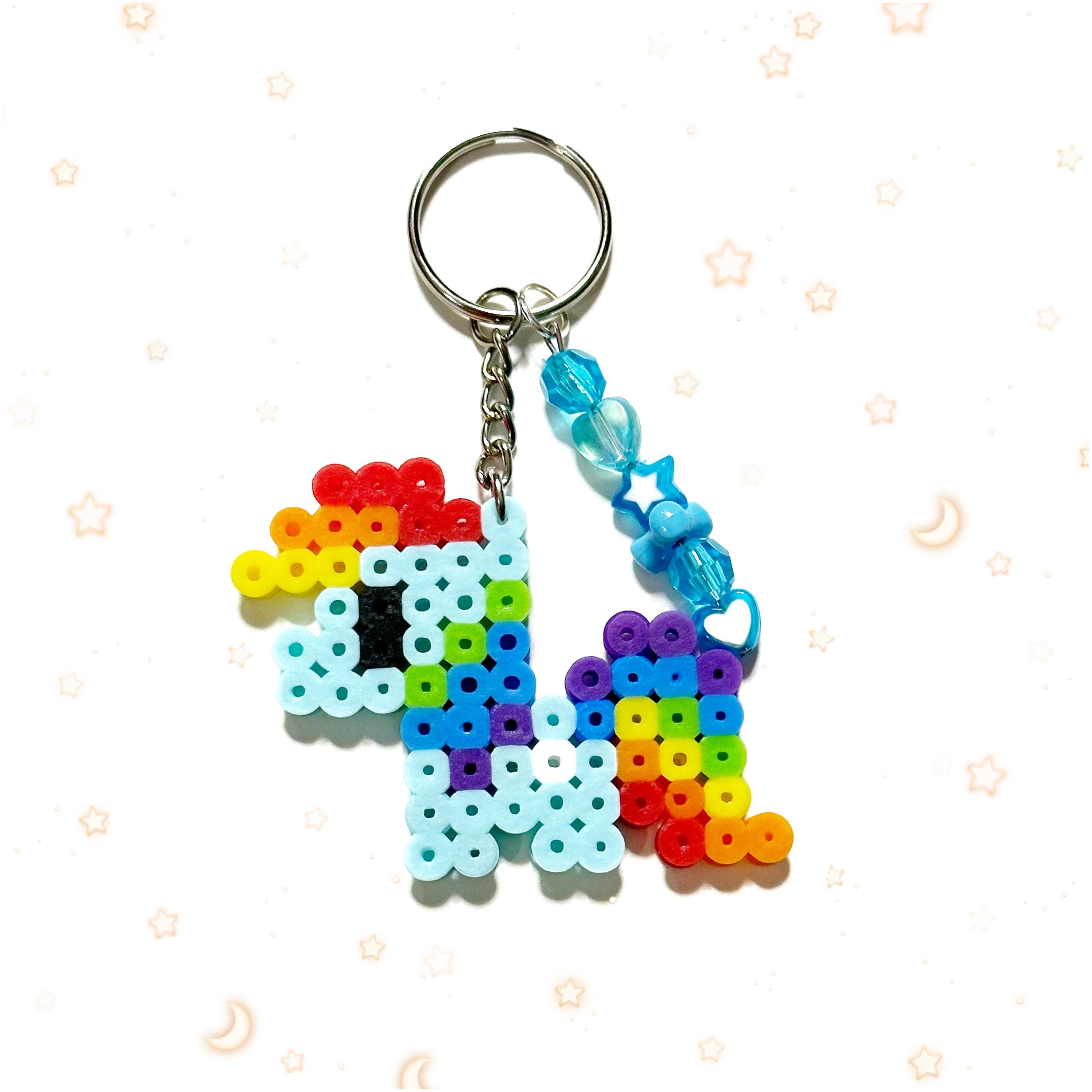 My Little Pony Perler Bead Keychain | Twilight Sparkle, Fluttershy ...