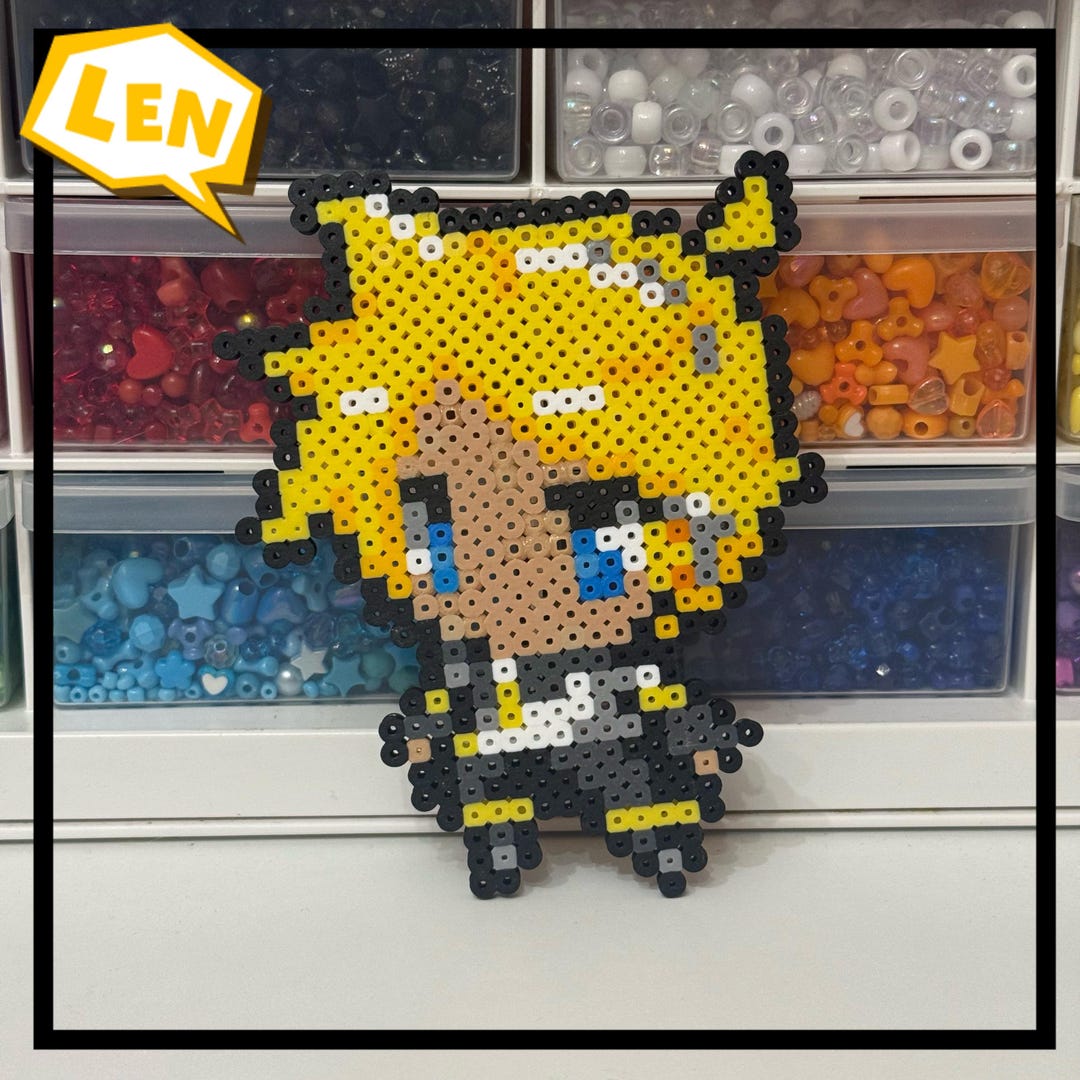 Vocaloid Kagamine Len Perler - Etsy