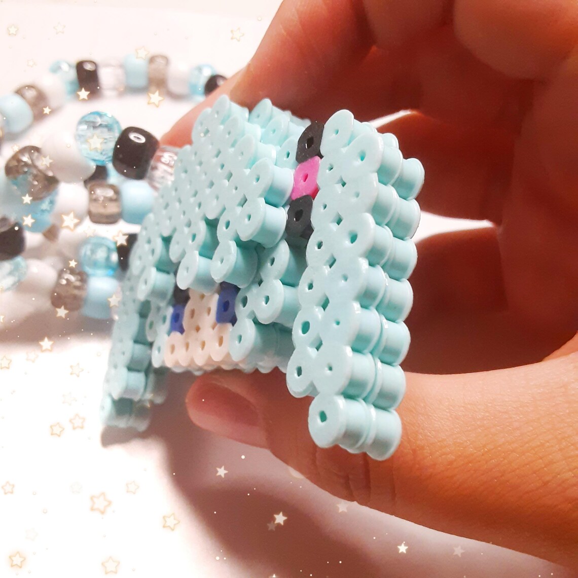 Hatsune Miku 3D Perler Bead Necklace - Etsy