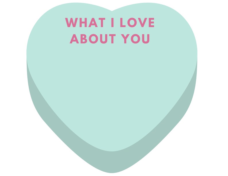 Affirmations Hearts | Printables | Love Notes for Kids | What I Love ...