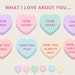 Affirmations Hearts | Printables | Love Notes for Kids | What I Love ...