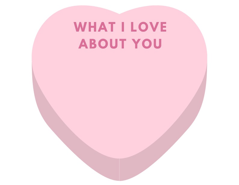 Affirmations Hearts Printables Love Notes for Kids What - Etsy