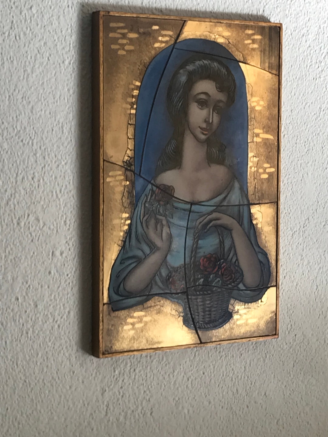 Beautiful Icon Mary With Roses. Brothers of Paridon - Etsy