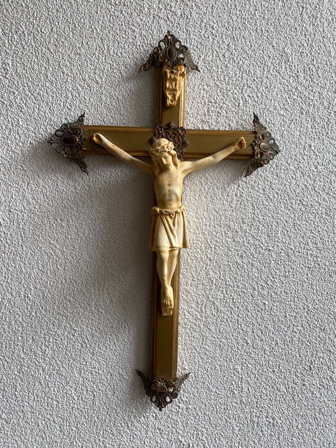 Beautiful Antique Crucifix 19th Century, 40 X 24 Cm. - Etsy