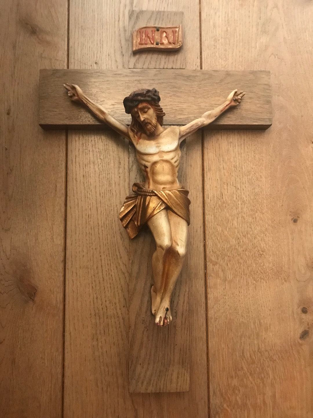 Crucifix Jesus Inri,gerard Linssen,1895. - Etsy