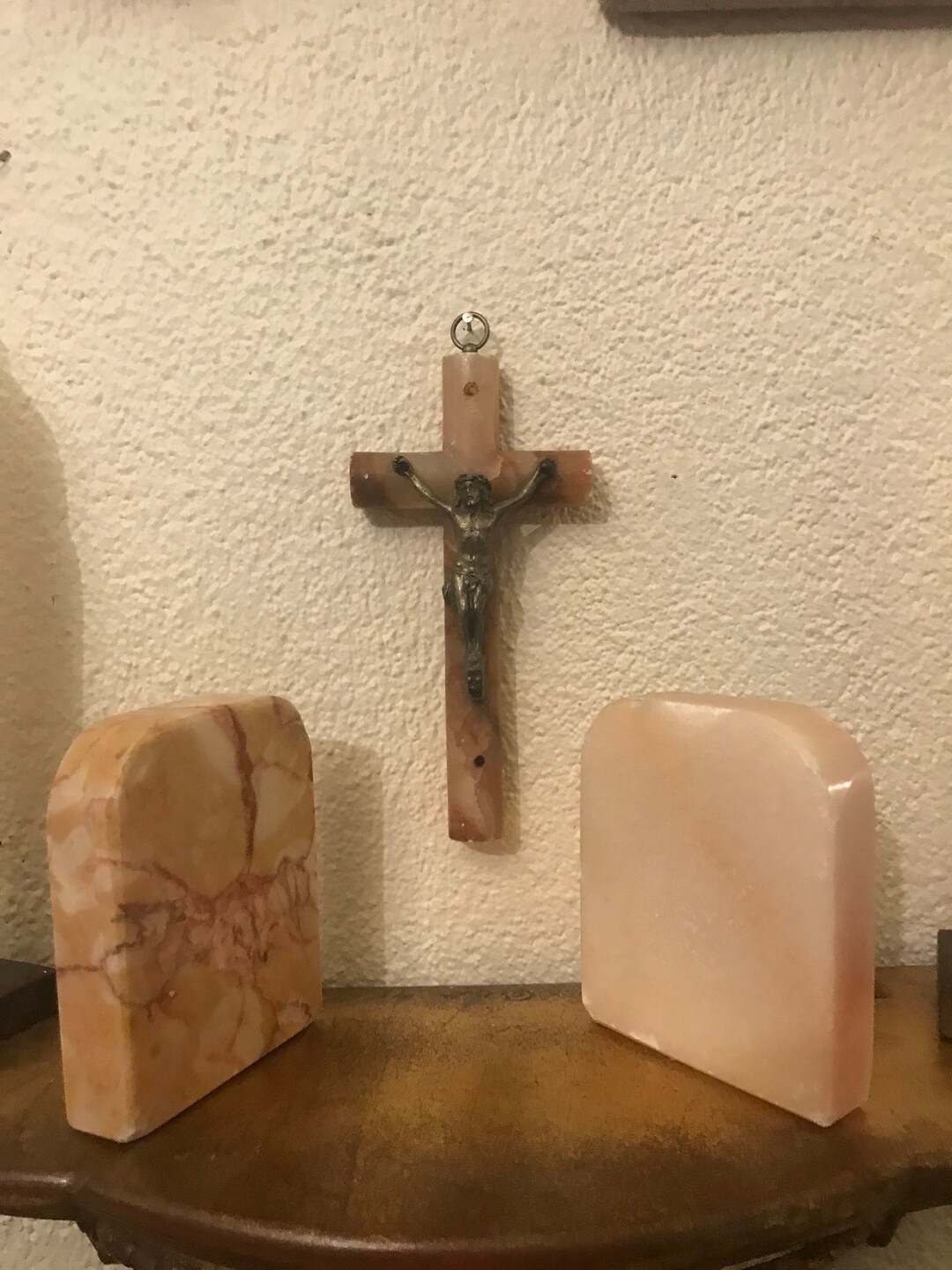 Marble Cross of Jesus With Marble Icons, Cradle Cross - Etsy