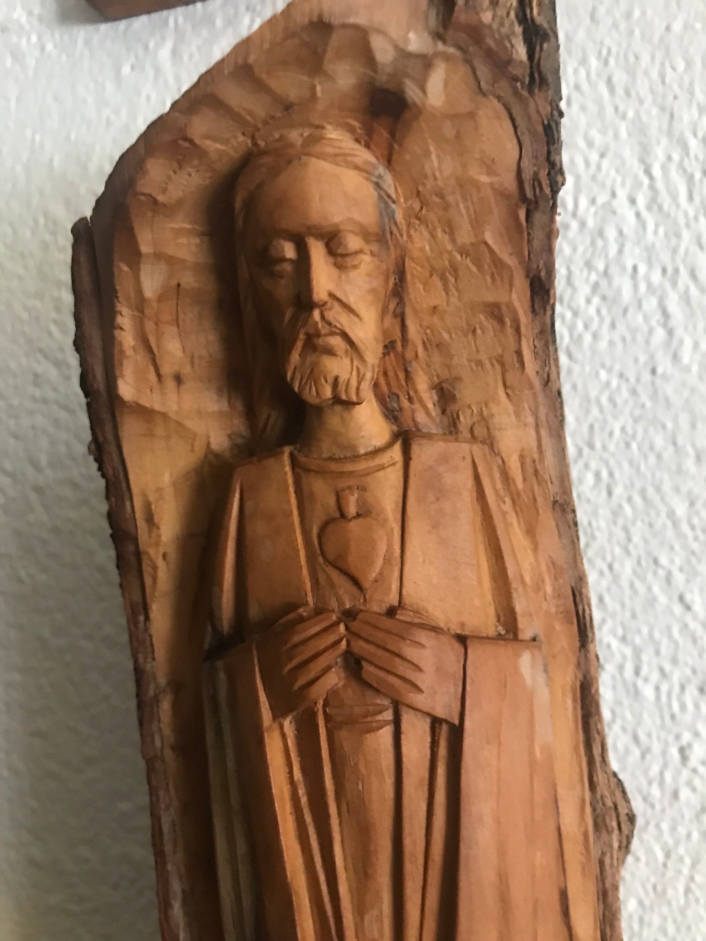 Jesus Christ Statue, Wood Carving, Religious Statue Sculpture Holy ...