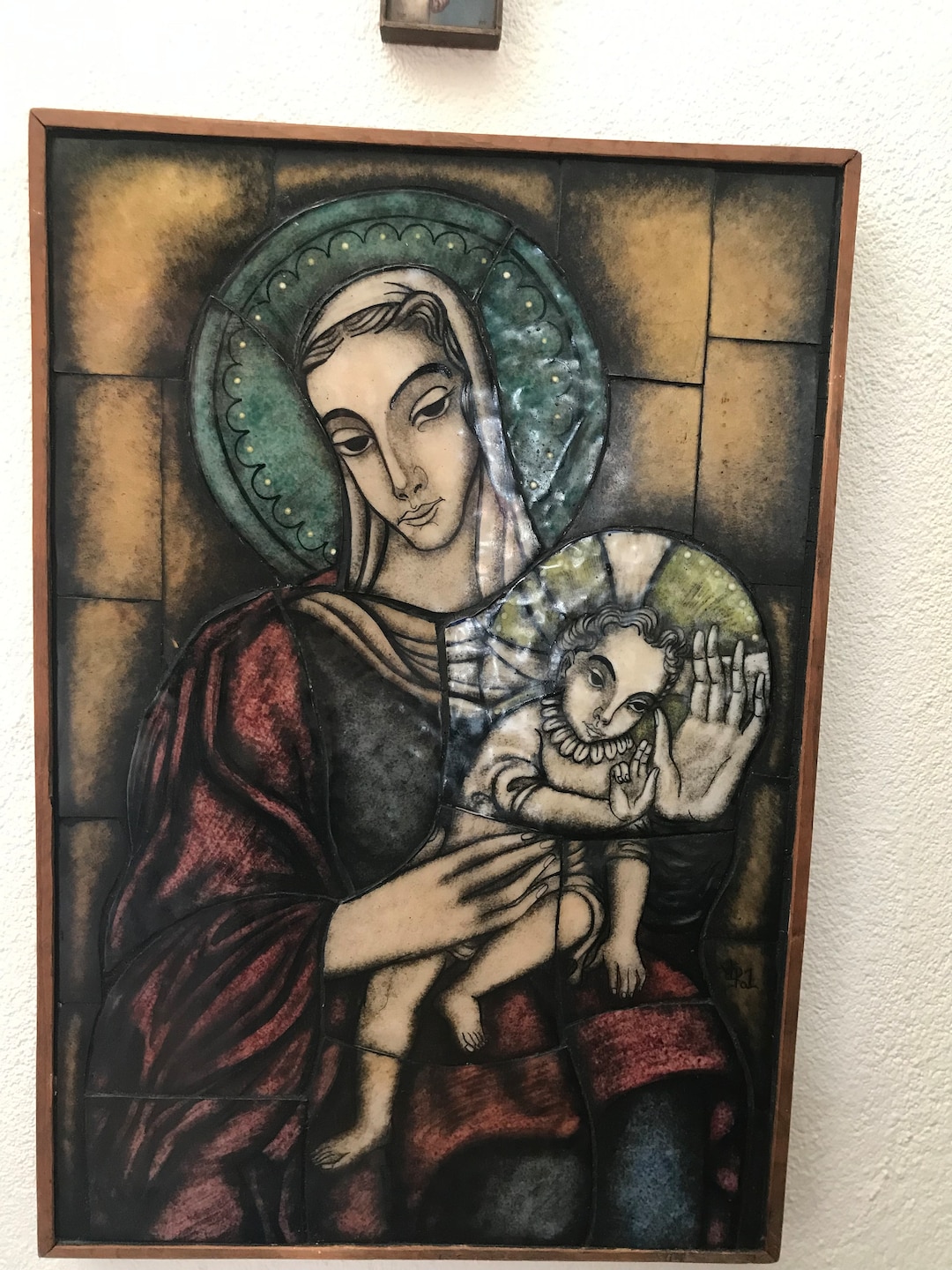 Beautiful Large Icon, Mary With Baby Jesus, 56x38cm - Etsy