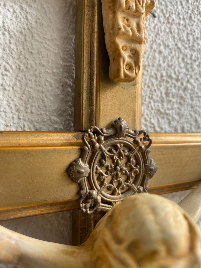 Beautiful Antique Crucifix 19th Century, 40 X 24 Cm. - Etsy