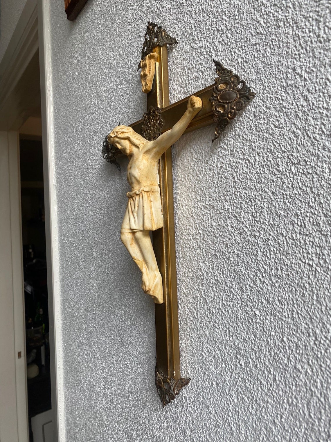 Beautiful Antique Crucifix 19th Century, 40 X 24 Cm. - Etsy