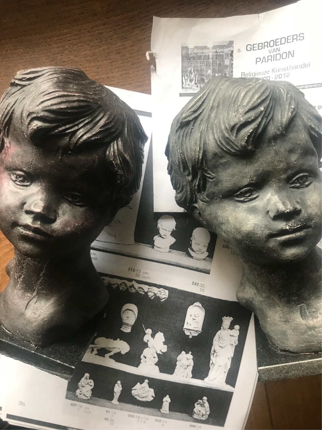 Set of Antique Children's Heads, 1905-1920, Made by the Van Paridon ...