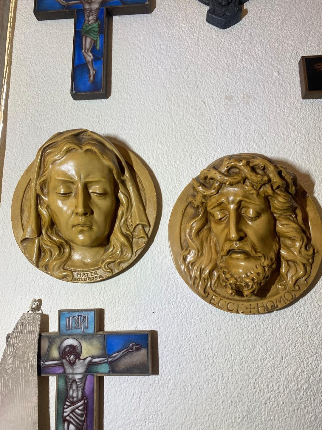 Set of Beautiful Icons of Jesus and Mary, Image of Jesus and Mary of ...
