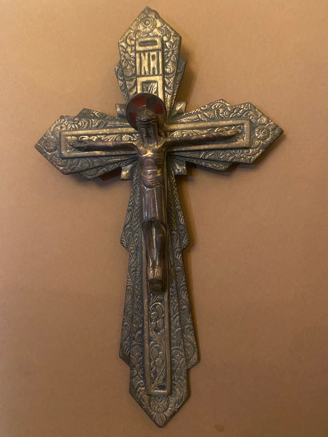 Beautiful Antique French Crucifix Jesus Inri, 22x13cm - Etsy