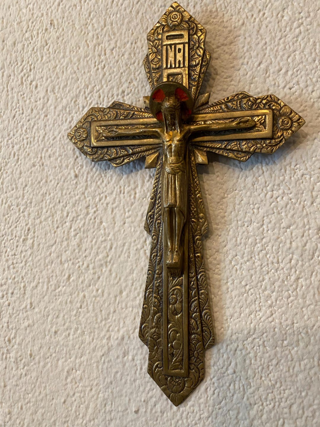 Beautiful Antique French Crucifix of Jesus Christ, 22 Cm X 13 Cm ...