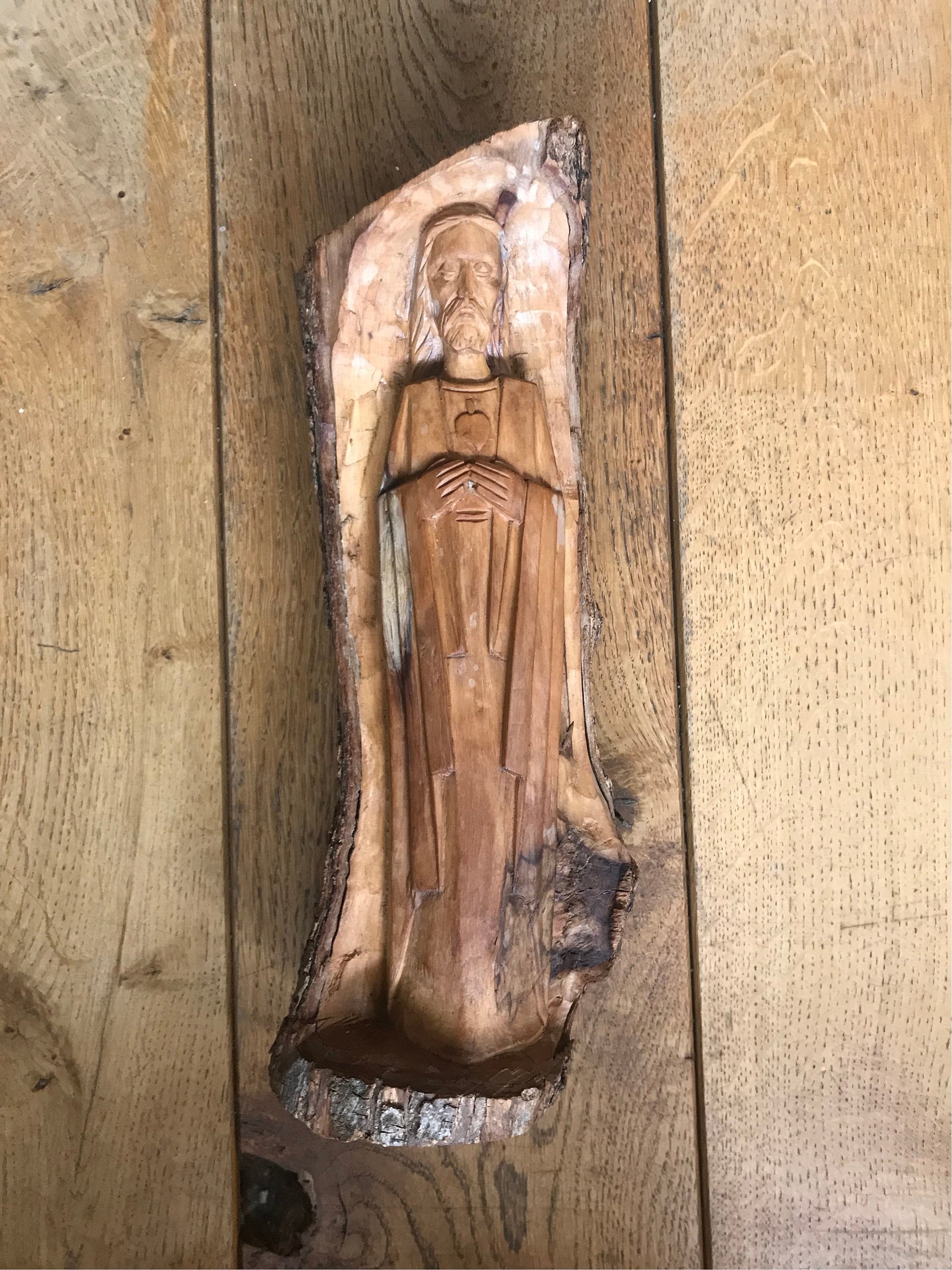 Jesus Christ Statue, Wood Carving, Religious Statue Sculpture Holy ...