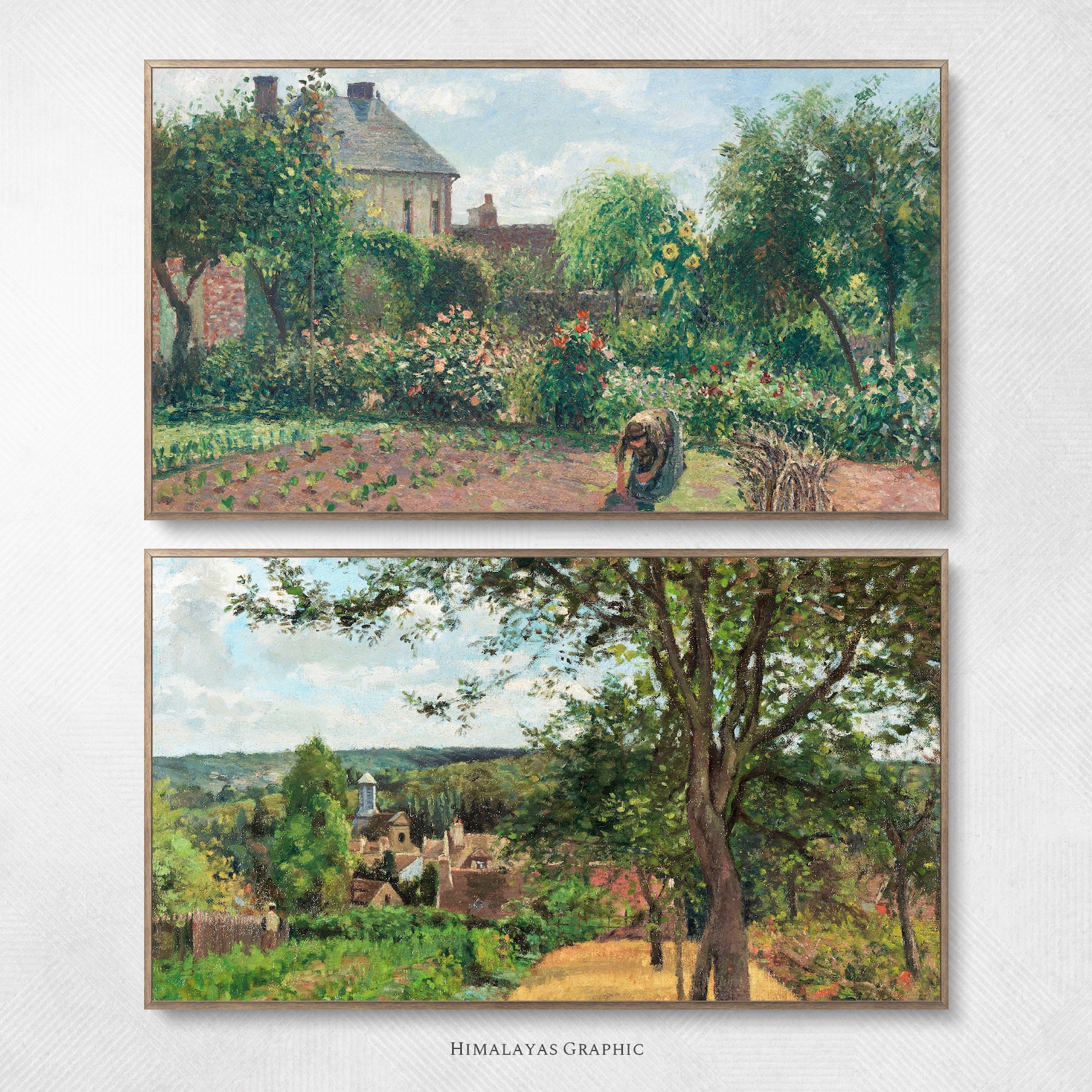 Set of 22 Samsung Frame TV 4K Art. Camille Pissarro Famous Paintings ...