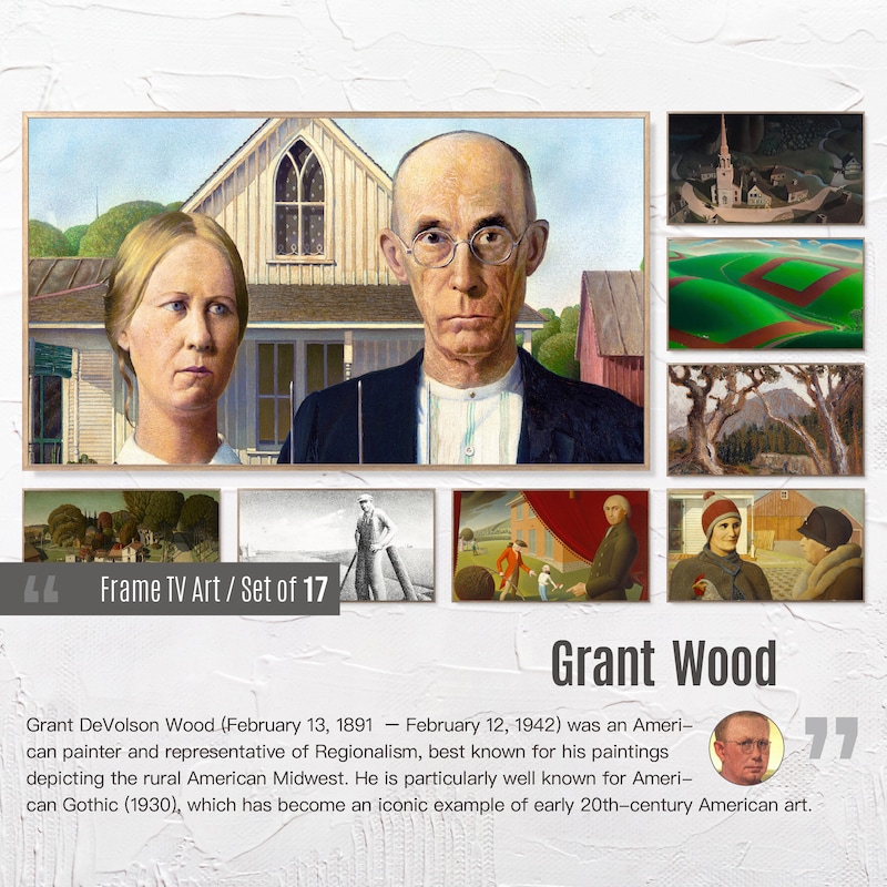 Grant Wood - Etsy
