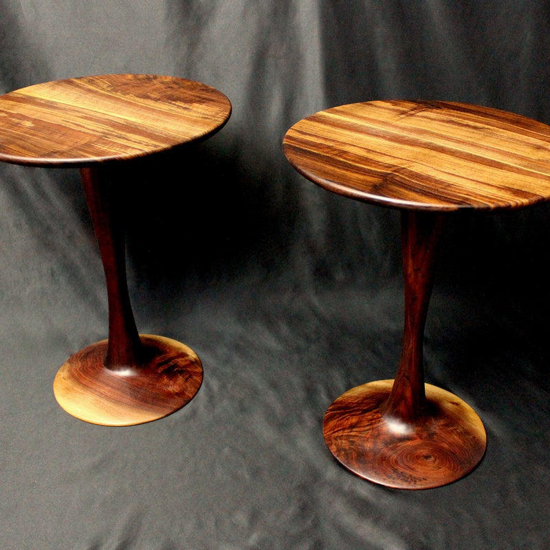 Walnut End Table - Etsy