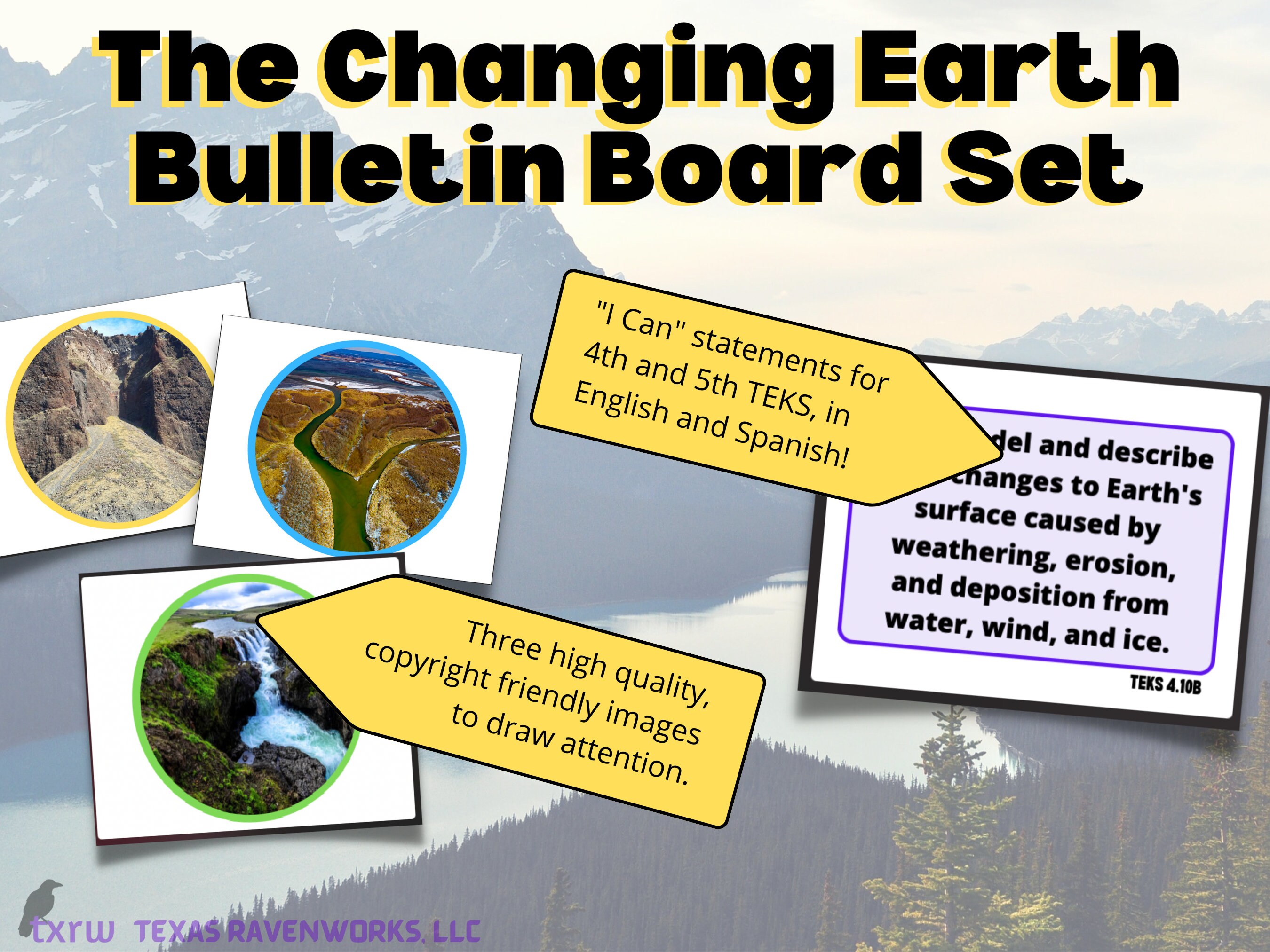Earth Science Bulletin Board, Erosion Deposition and Weathering Terms ...