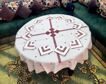 Moroccan Tablecloth - Etsy