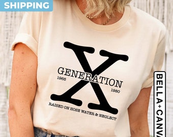 Generation X T-shirt Gen X Colors Tshirt Gen X Tshirt Generation X ...