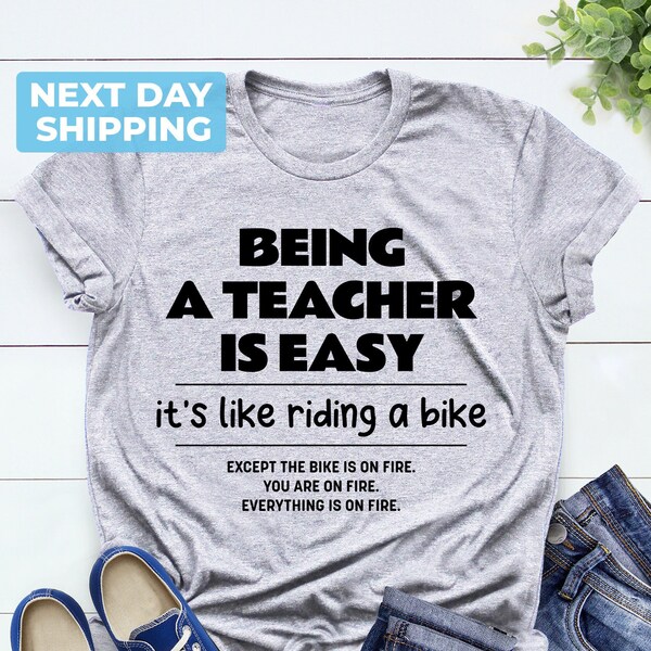 Funny Teacher Shirt - Etsy