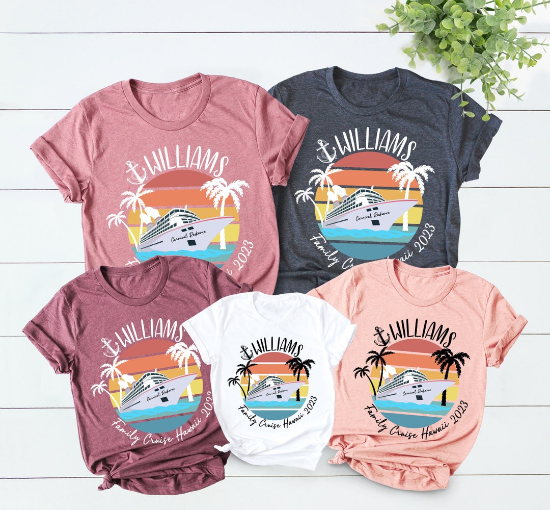 Custom Family Cruise Shirts, Matching Vacation T-shirts, Personalized ...