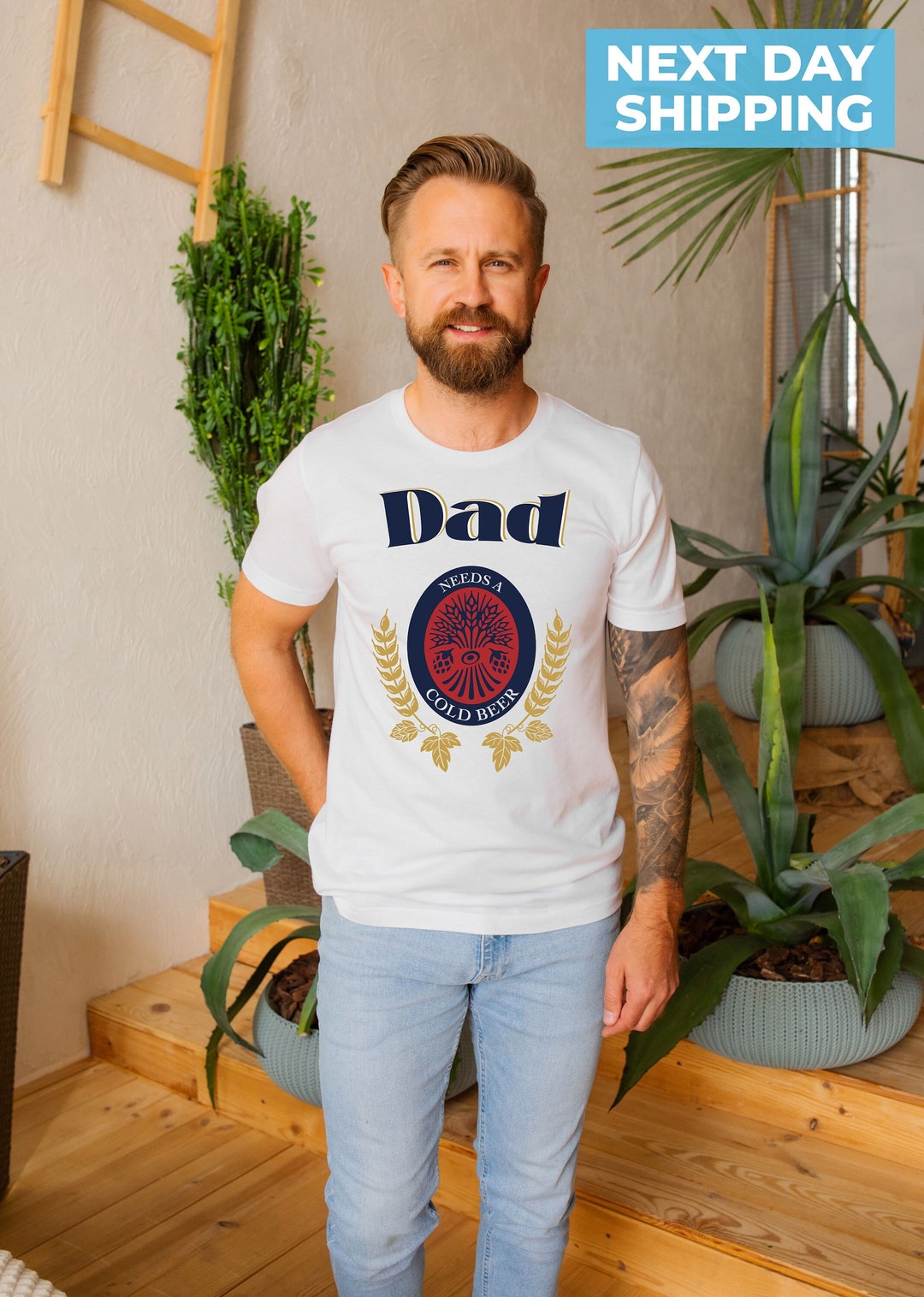 Dad Needs A Cold Beer Shirt, Dad Shirt, Dad Beer Shirt, Funny Dad Shirt ...