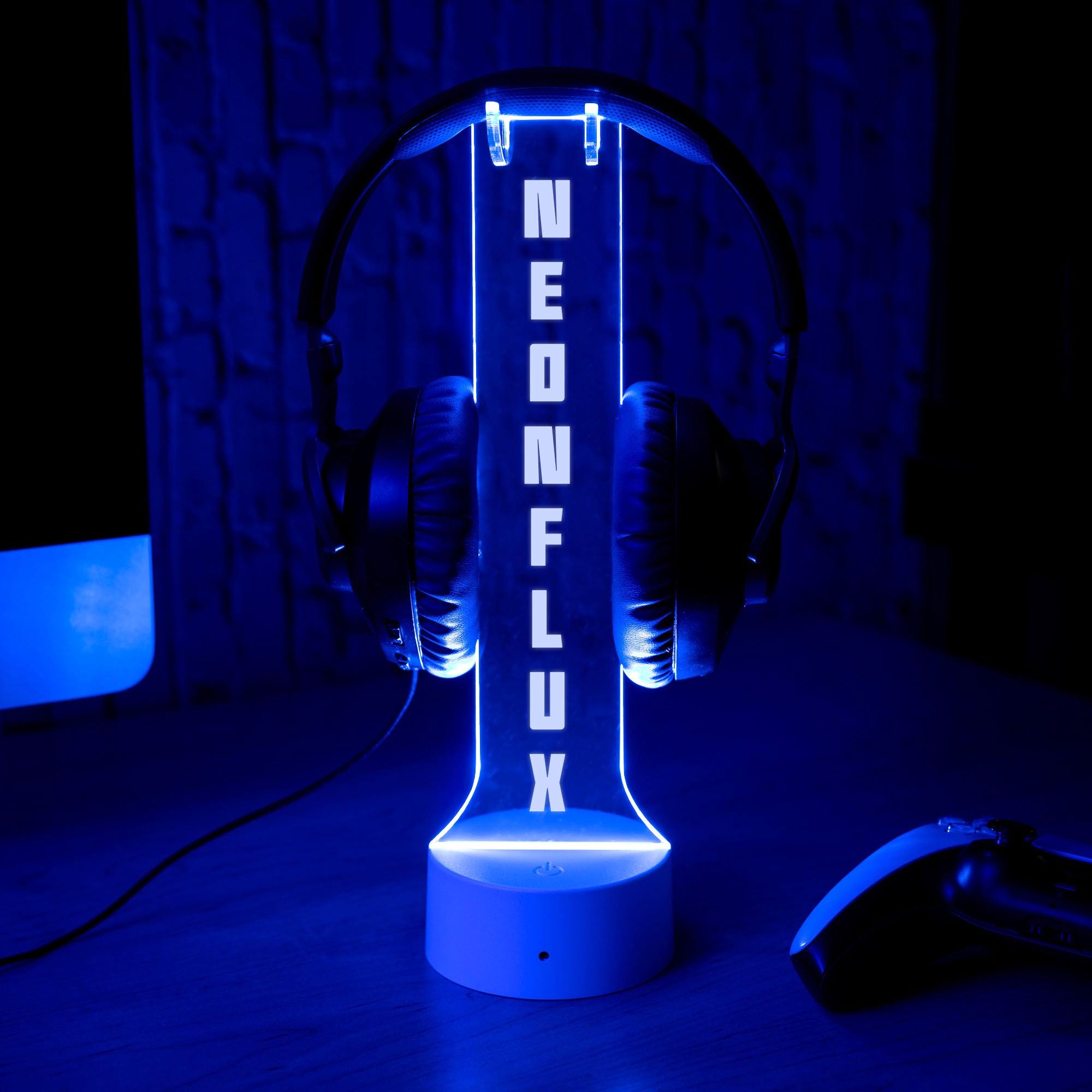 Custom Headset Stand, Personalized Streamer Headphone Holder, Gamer ...