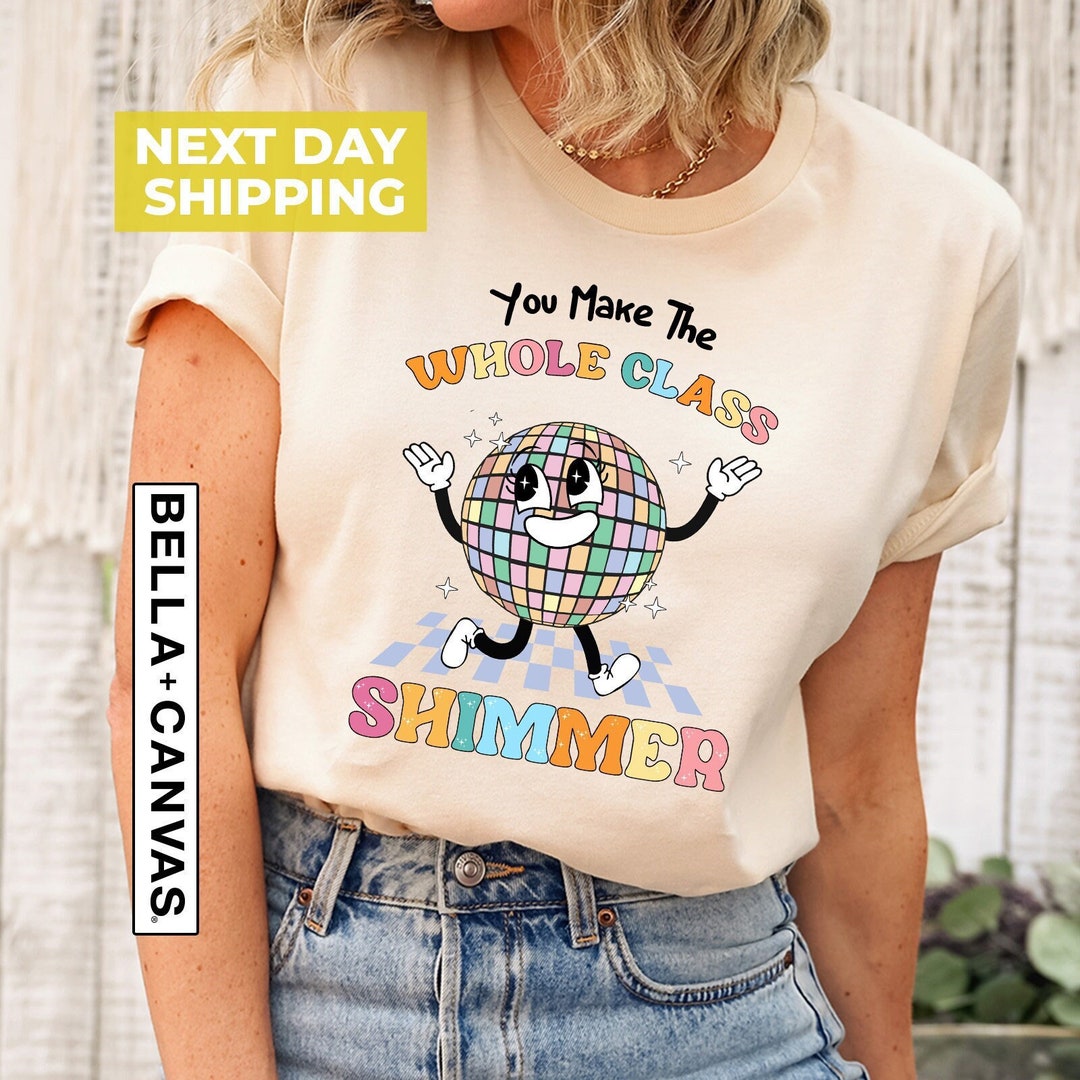 Groovy Teacher Shirt: Retro Disco Ball, Back to School Gift - Etsy