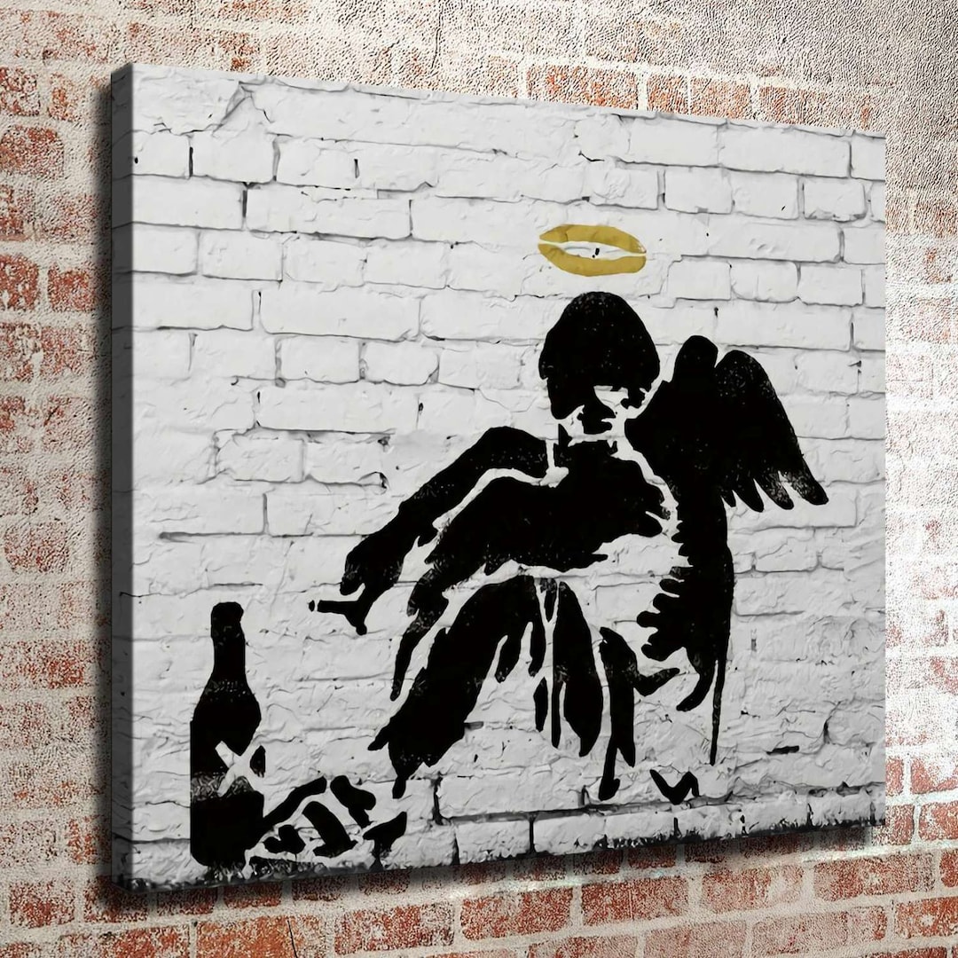 28x24 Inches Banksy Inspired Art Print. New HD Print. Canvas Ready to ...
