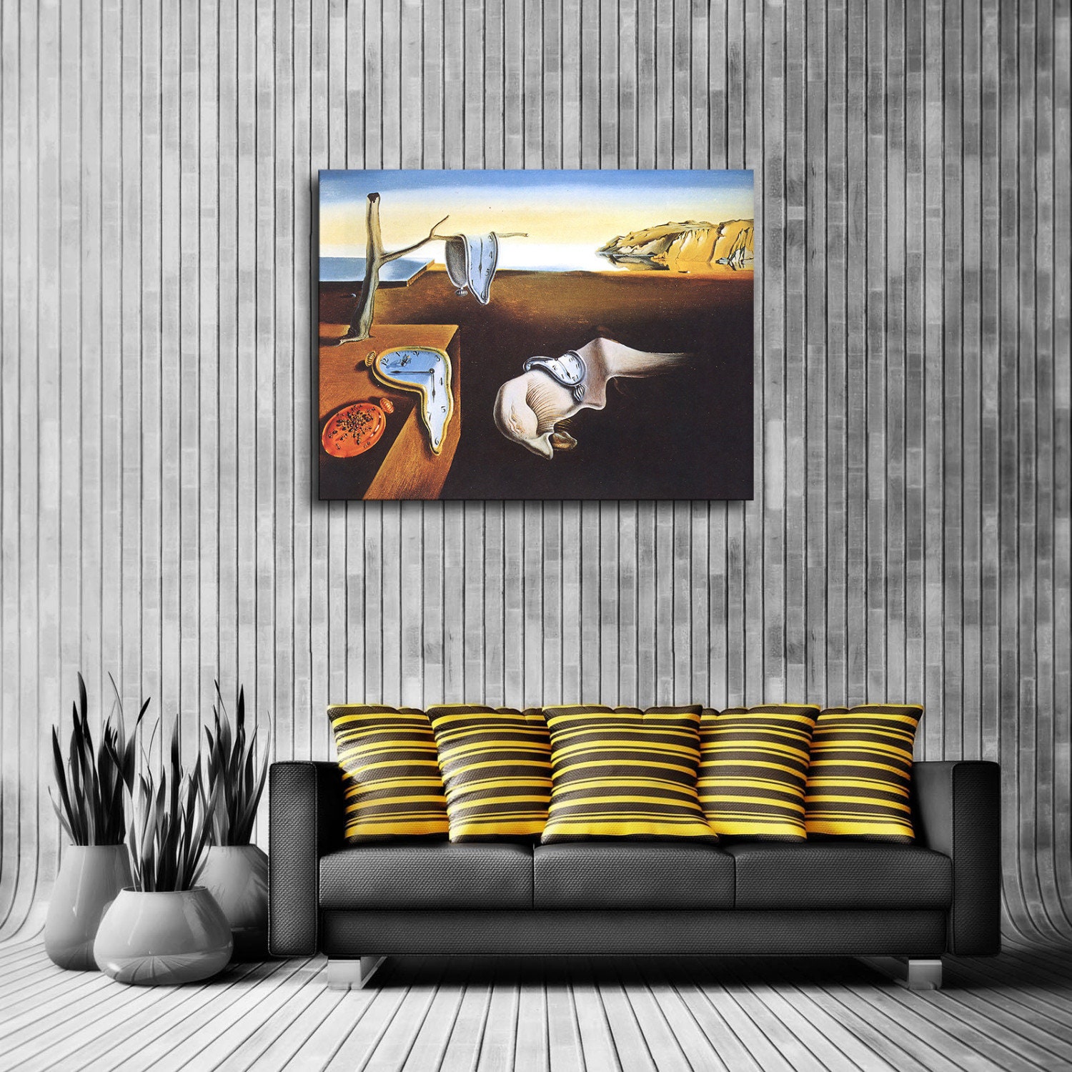 Salvador Dali 'persistence of Memory' Waterproof Vinyl Fabric, HD Print ...