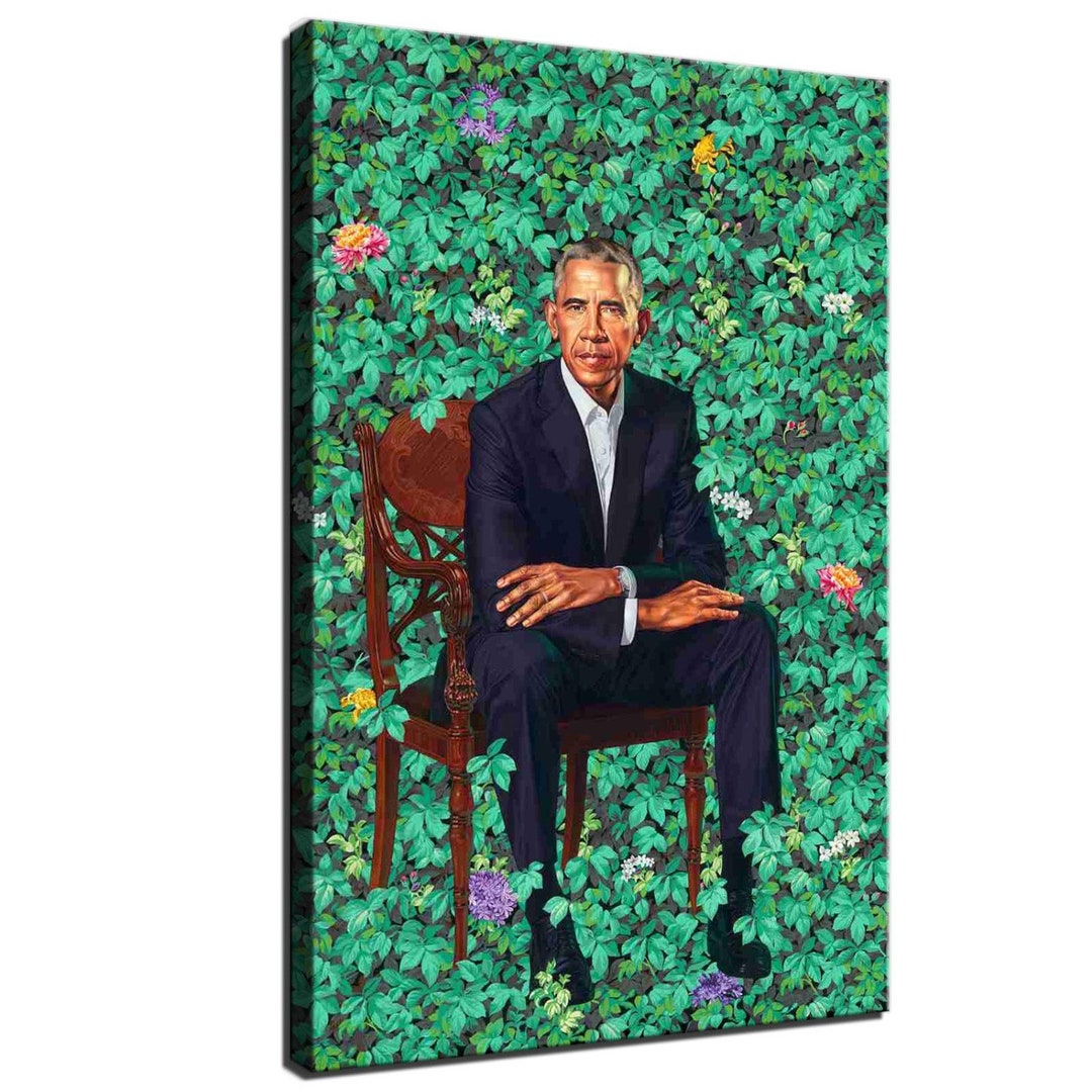 Kehinde Wiley 'obama' Waterproof Vinyl Fabric, HD Print, Ready to Hang ...