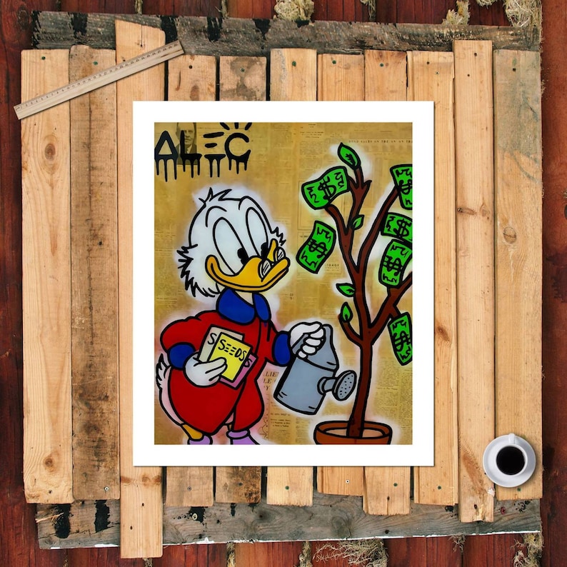 Alec Monopoly 'seeds' Waterproof Vinyl Fabric, HD Print, Wall Home ...