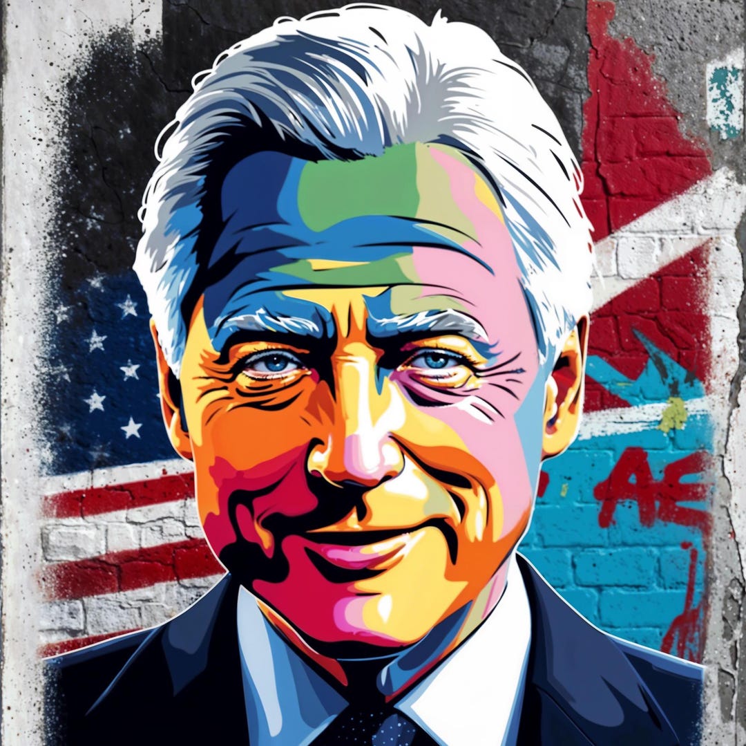 36x24 Inches Bill Clinton Inspired Art Print. New HD Print. Canvas ...